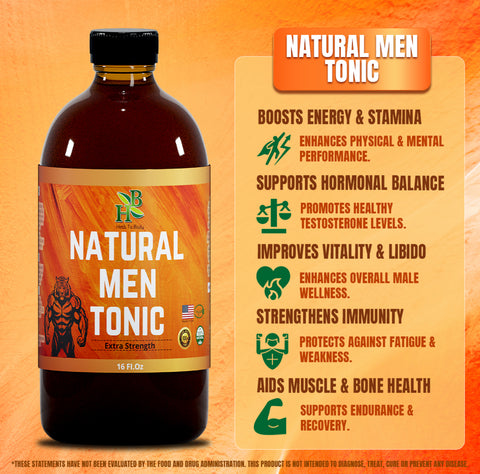 Organic Natural Men Tonic - 16 oz. – EROS NECTAR